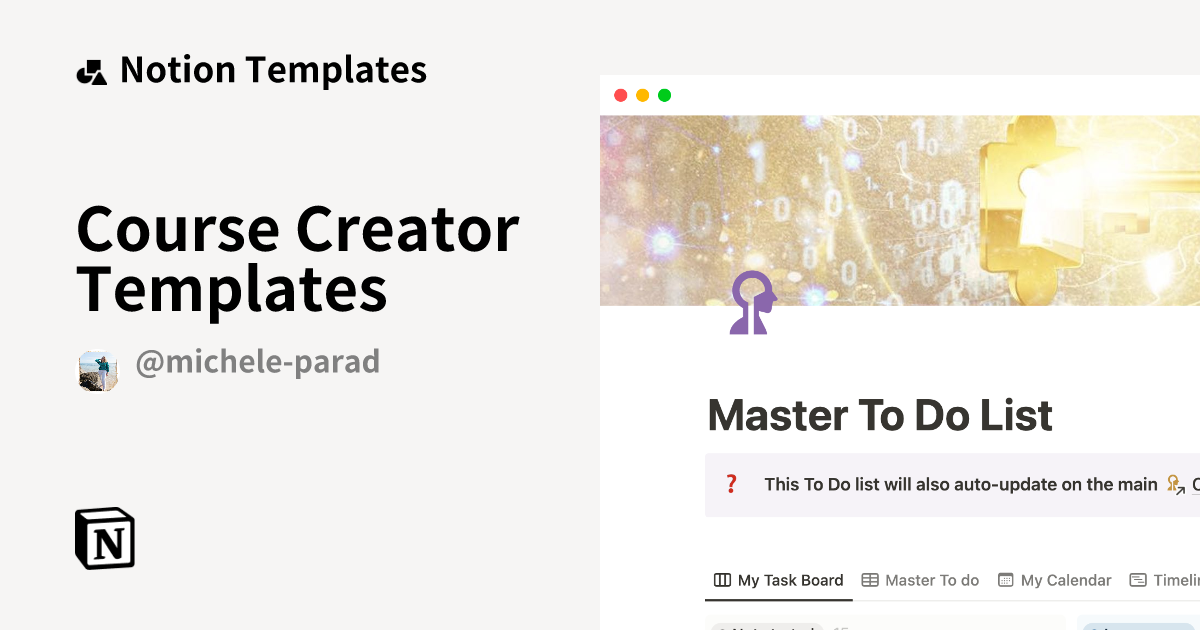 Course Creator Templates Template | Notion Marketplace