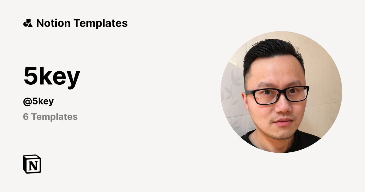 5key | Template Creator | Notion Marketplace