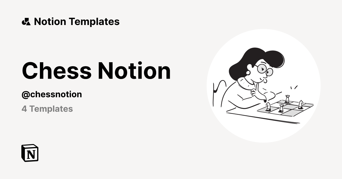 Chess Notion | Template Creator | Notion Marketplace