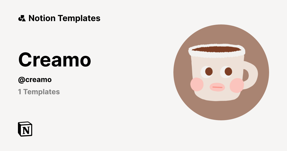 Creamo | Template Creator | Notion Marketplace