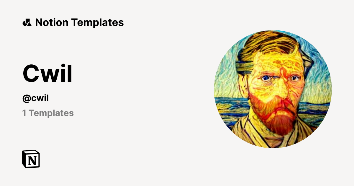 Cwil | Template Creator | Notion Marketplace