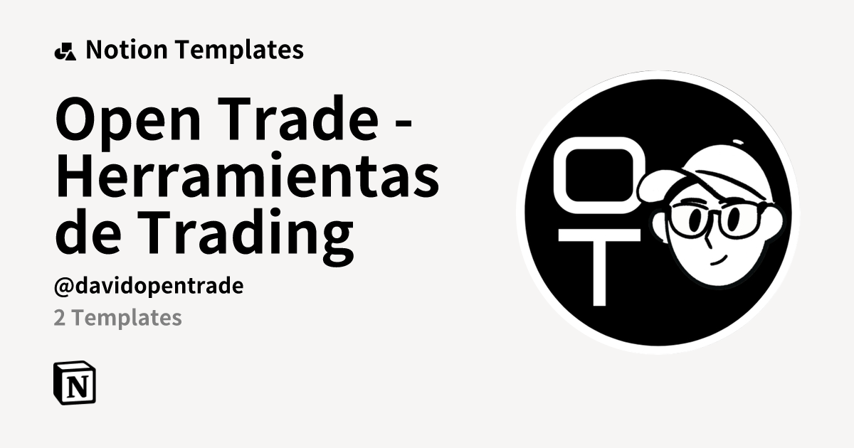 Open Trade - Herramientas de Trading | Template Creator | Notion ...