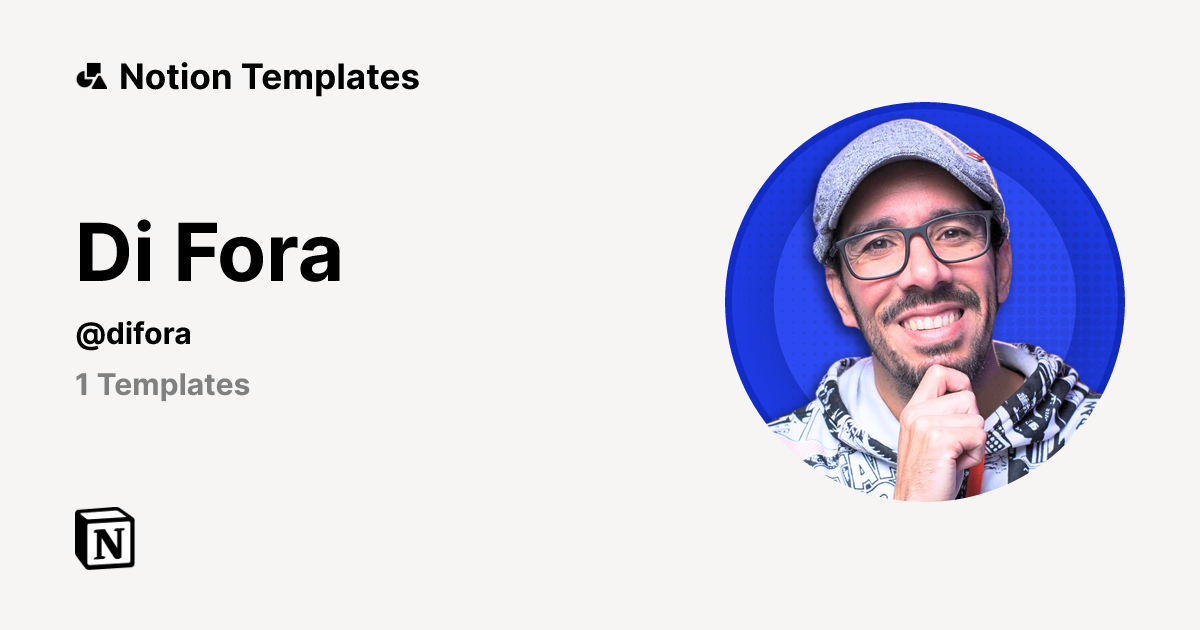 Di Fora | Template Creator | Notion Marketplace