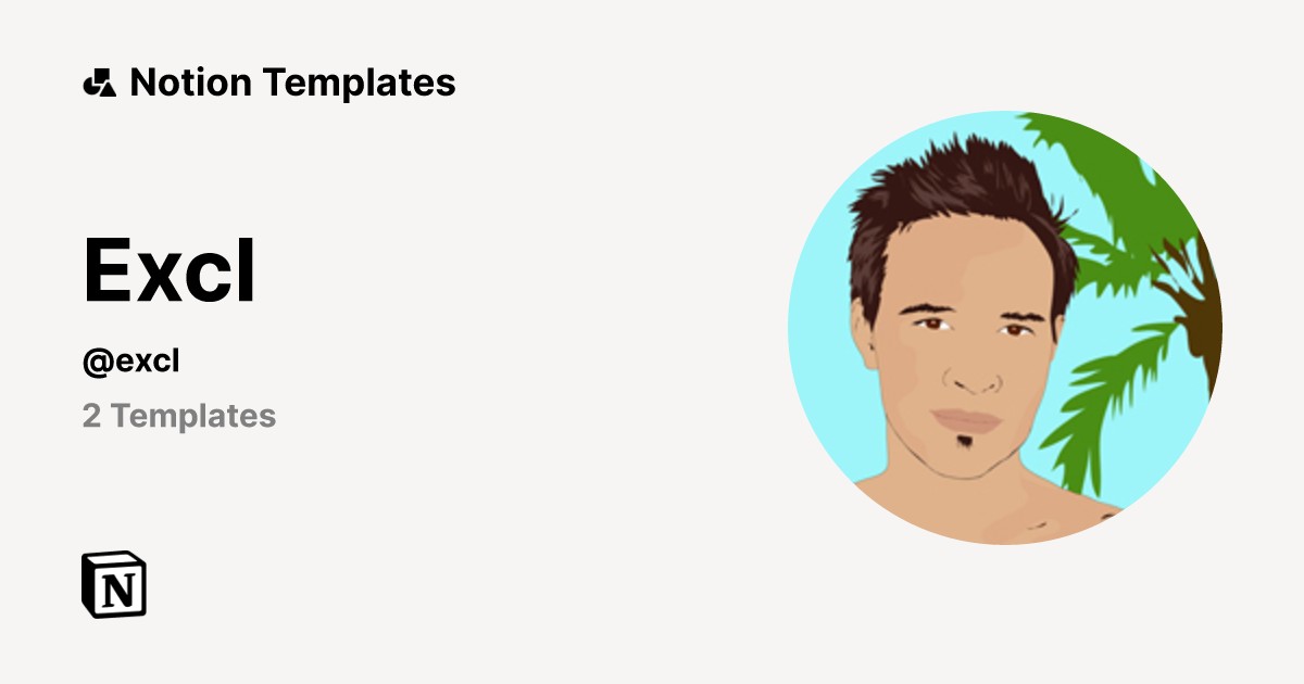 Excl | Template Creator | Notion Marketplace