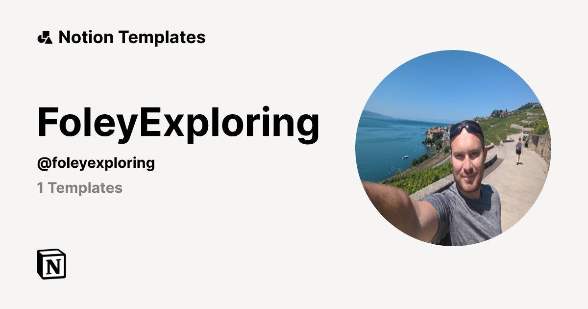 FoleyExploring | Template Creator | Notion Marketplace