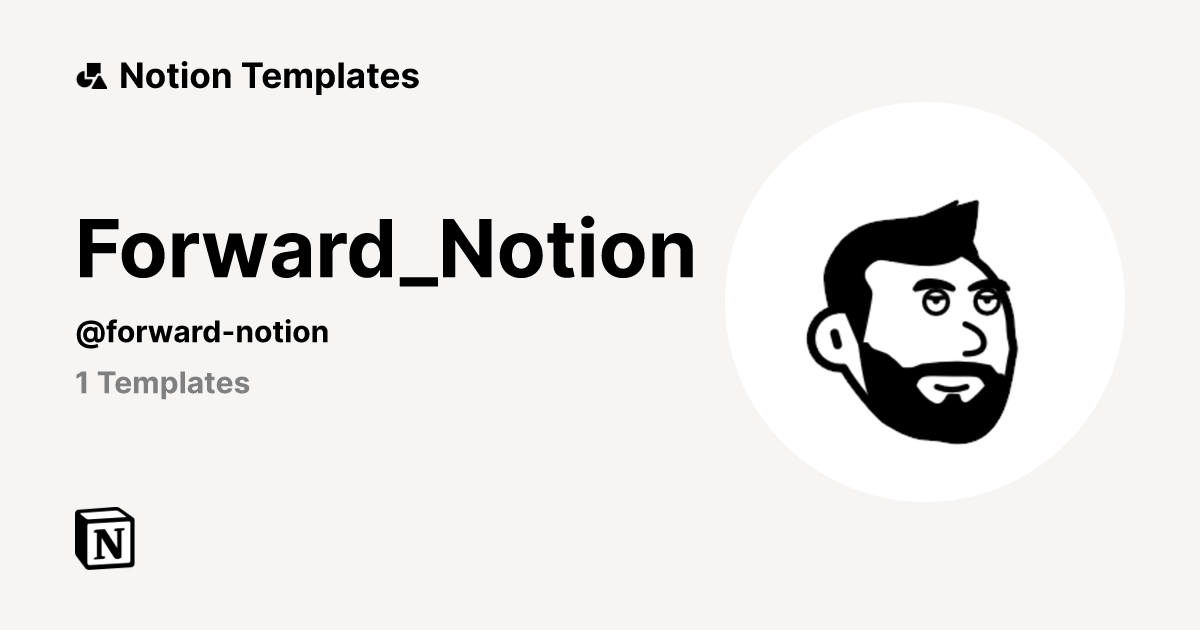 Forward_Notion | Template Creator | Notion Marketplace