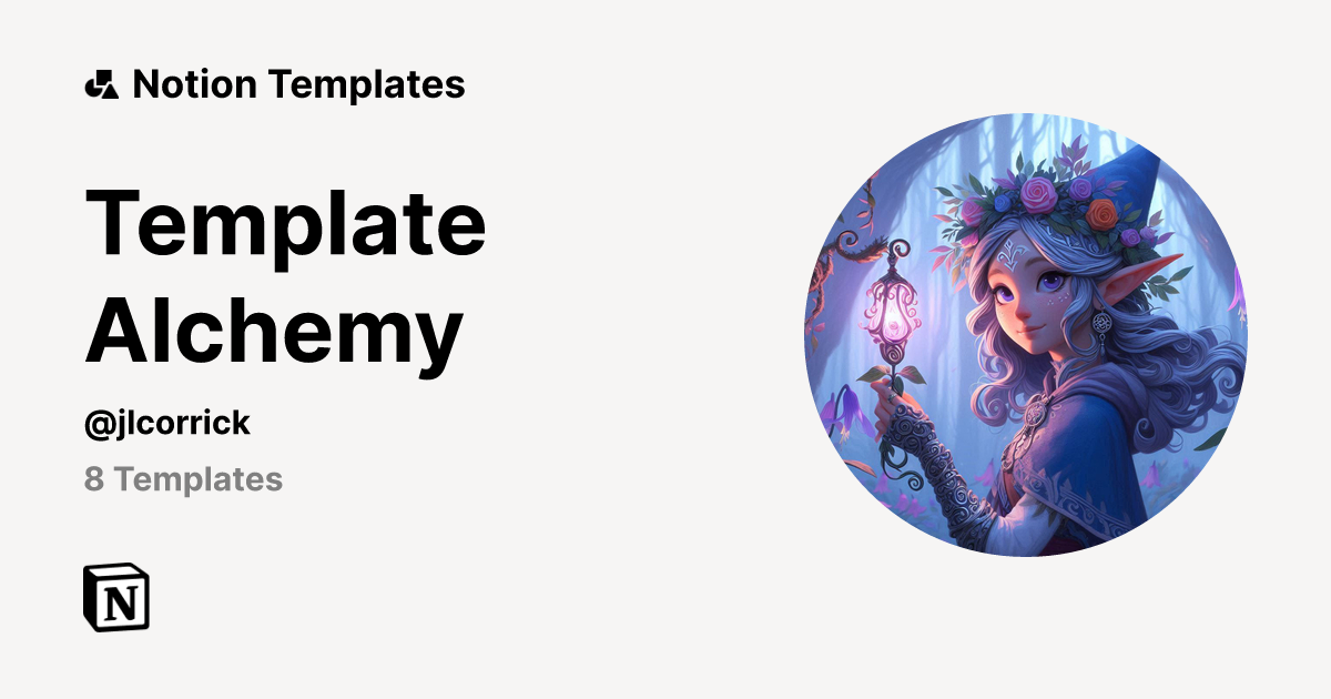 Template Alchemy | Template Creator | Notion Marketplace