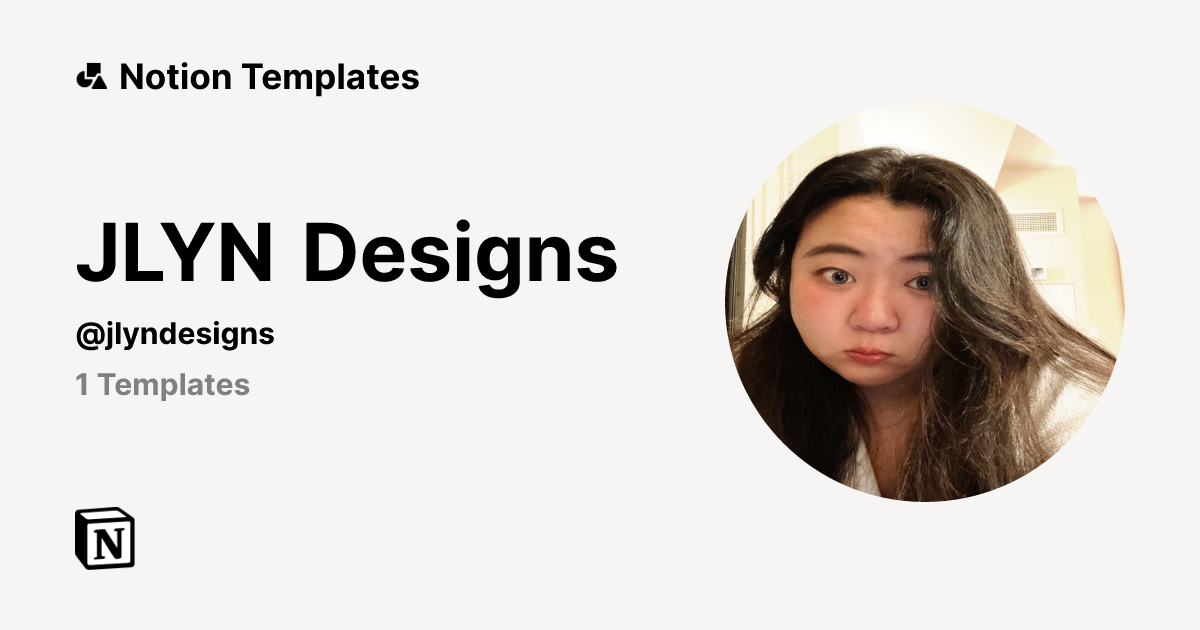 JLYN Designs | Template Creator | Notion Marketplace