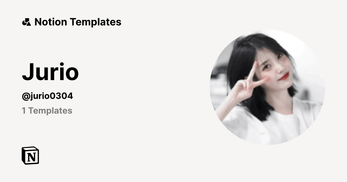 Jurio | Template Creator | Notion Marketplace