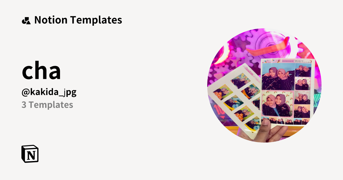 cha | Template Creator | Notion Marketplace