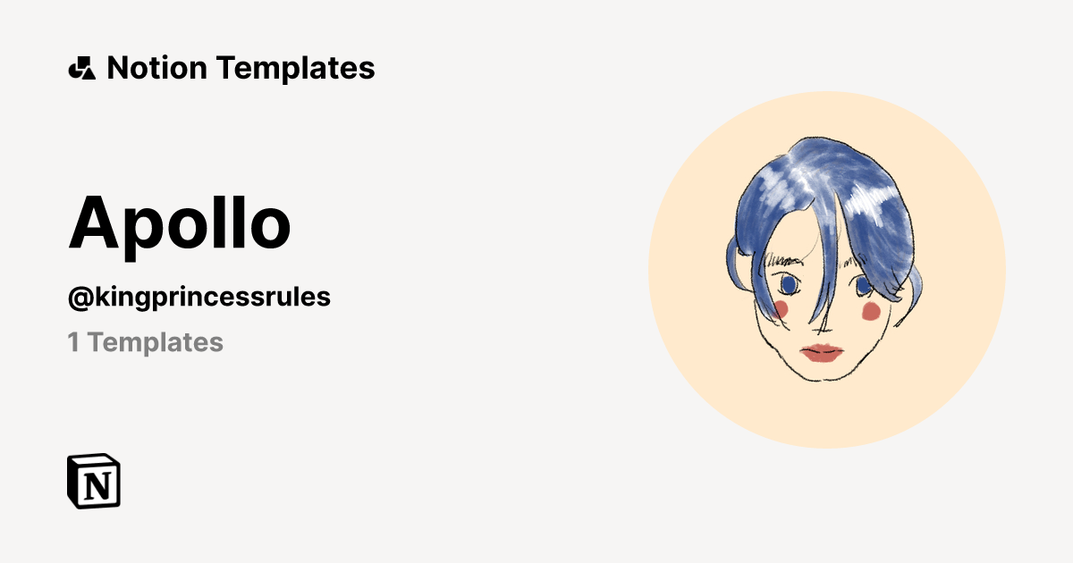 Apollo | Template Creator | Notion Marketplace