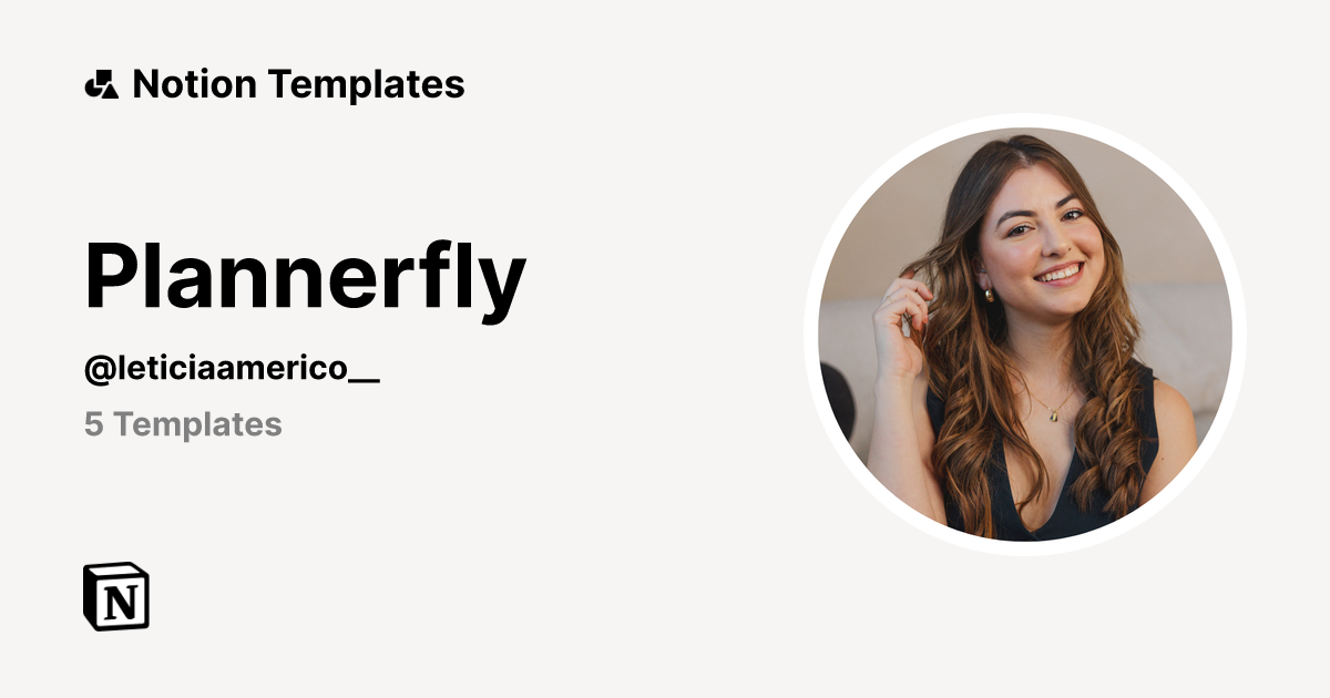 Plannerfly | Template Creator | Notion Marketplace
