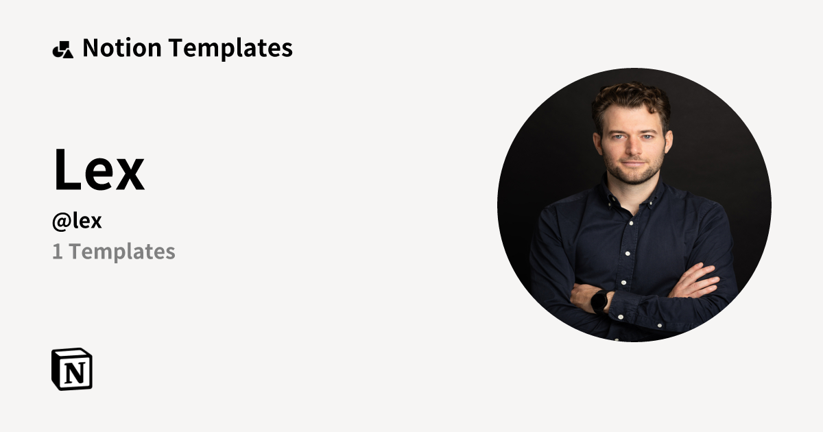 Lex | Template Creator | Notion Marketplace