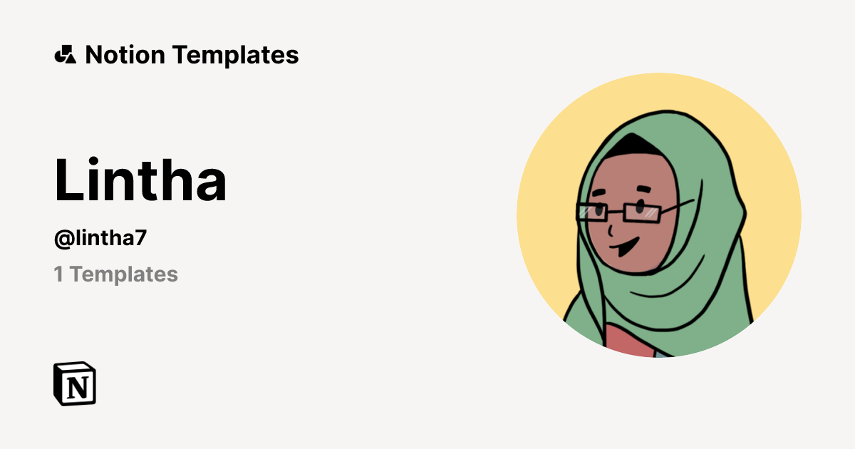 Lintha | Template Creator | Notion Marketplace