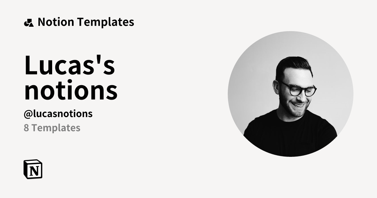 Lucass Notions Template Creator Notion Marketplace