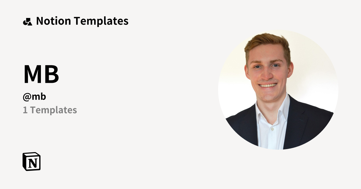 MB | Template Creator | Notion Marketplace