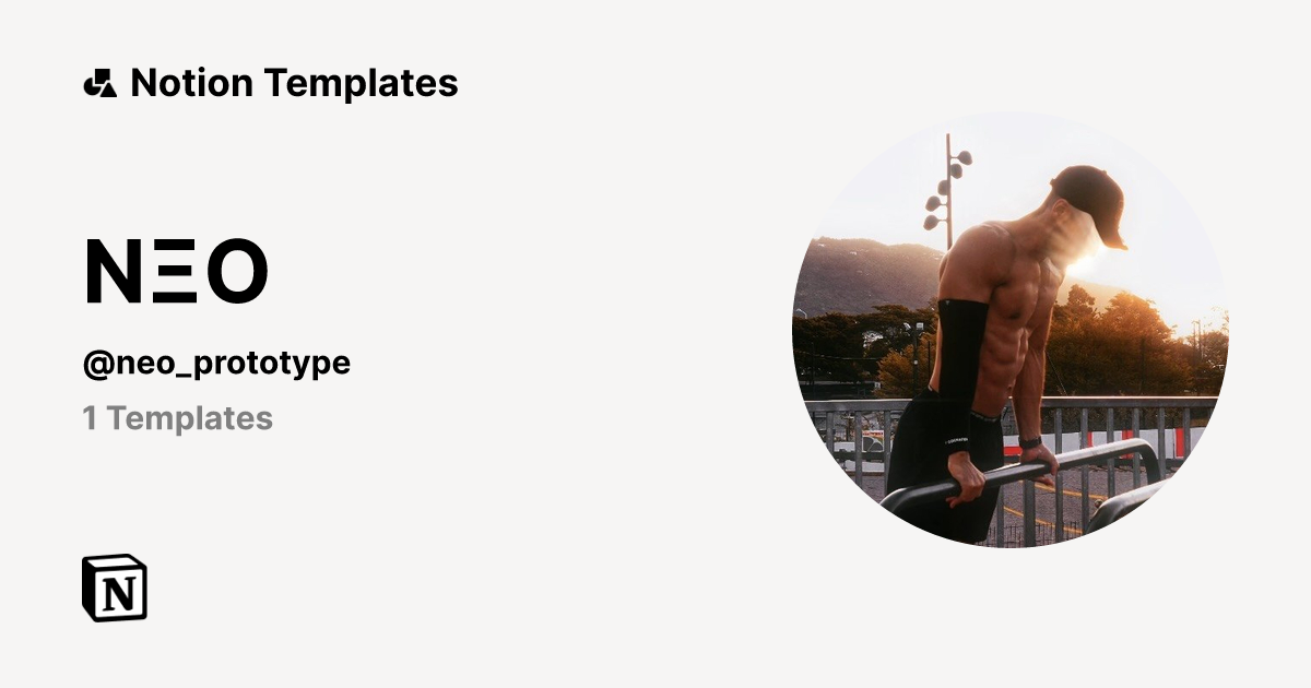 NΞO | Template Creator | Notion Marketplace