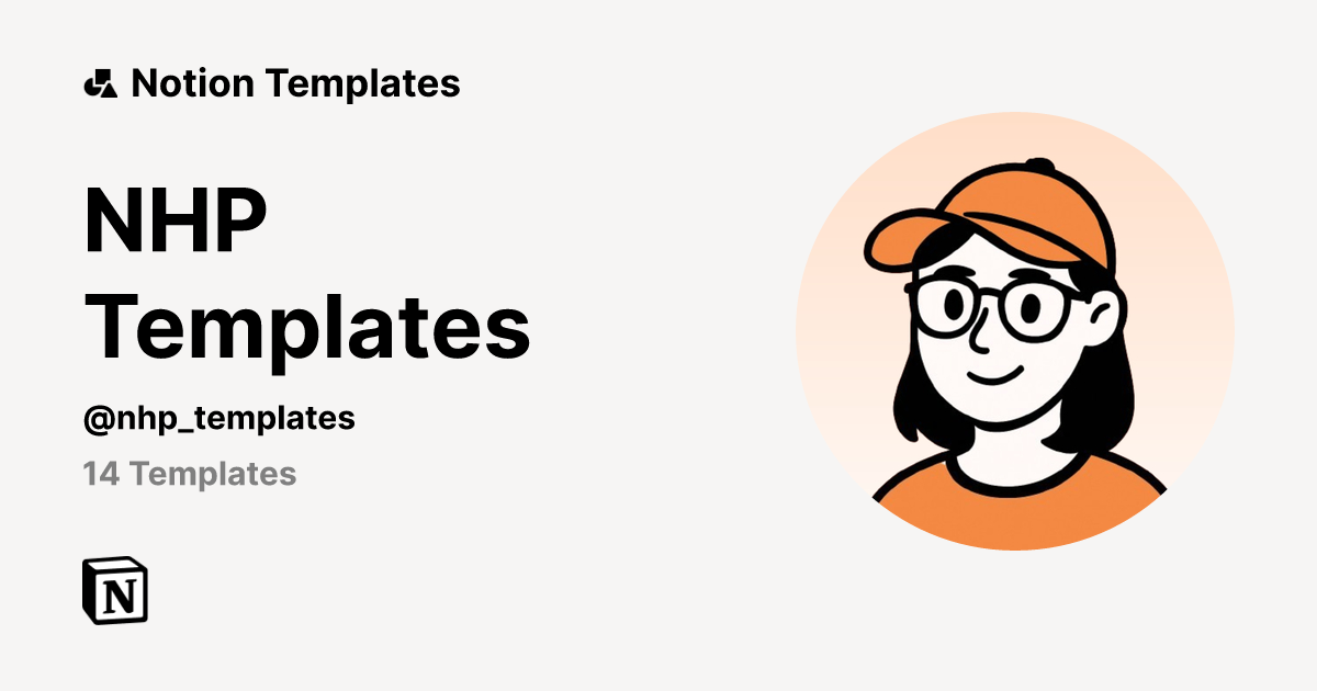 NHP | Template Creator | Notion Marketplace