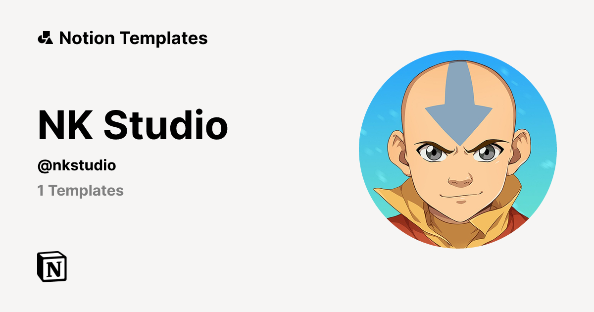 NK Studio | Template Creator | Notion Marketplace
