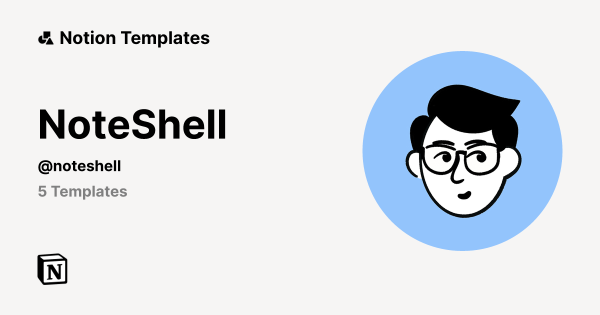 NoteShell | Template Creator | Notion Marketplace