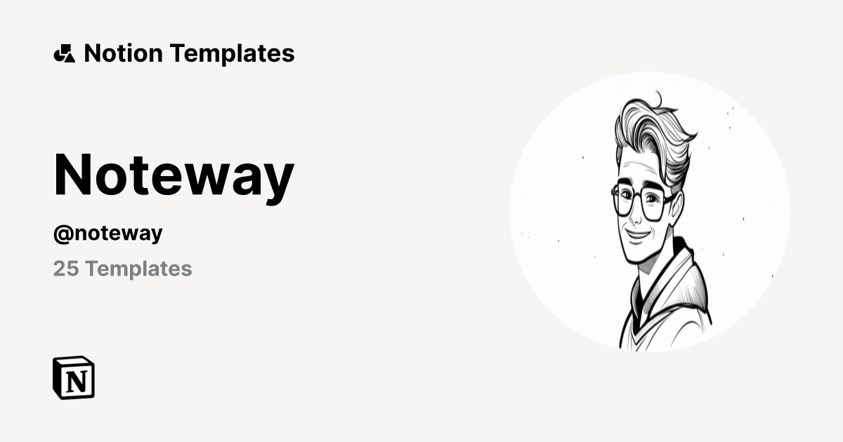 Noteway | Template Creator | Notion Marketplace