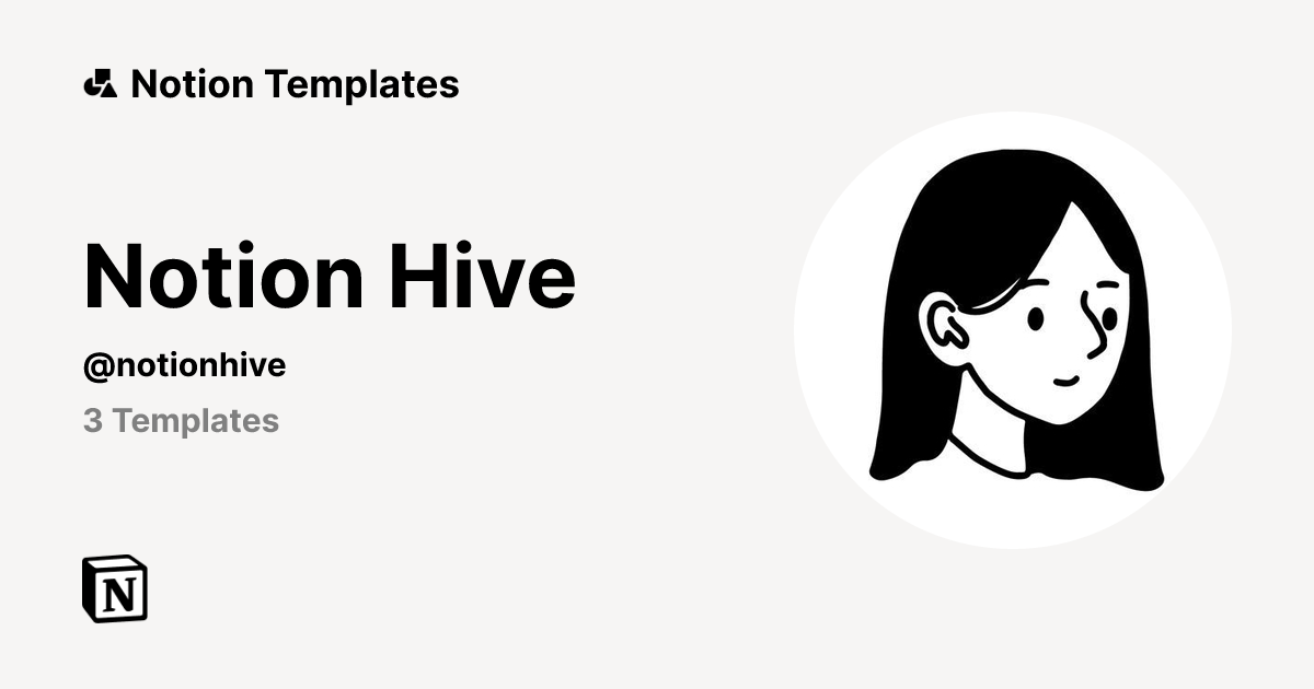 Notion Hive | Template Creator | Notion Marketplace
