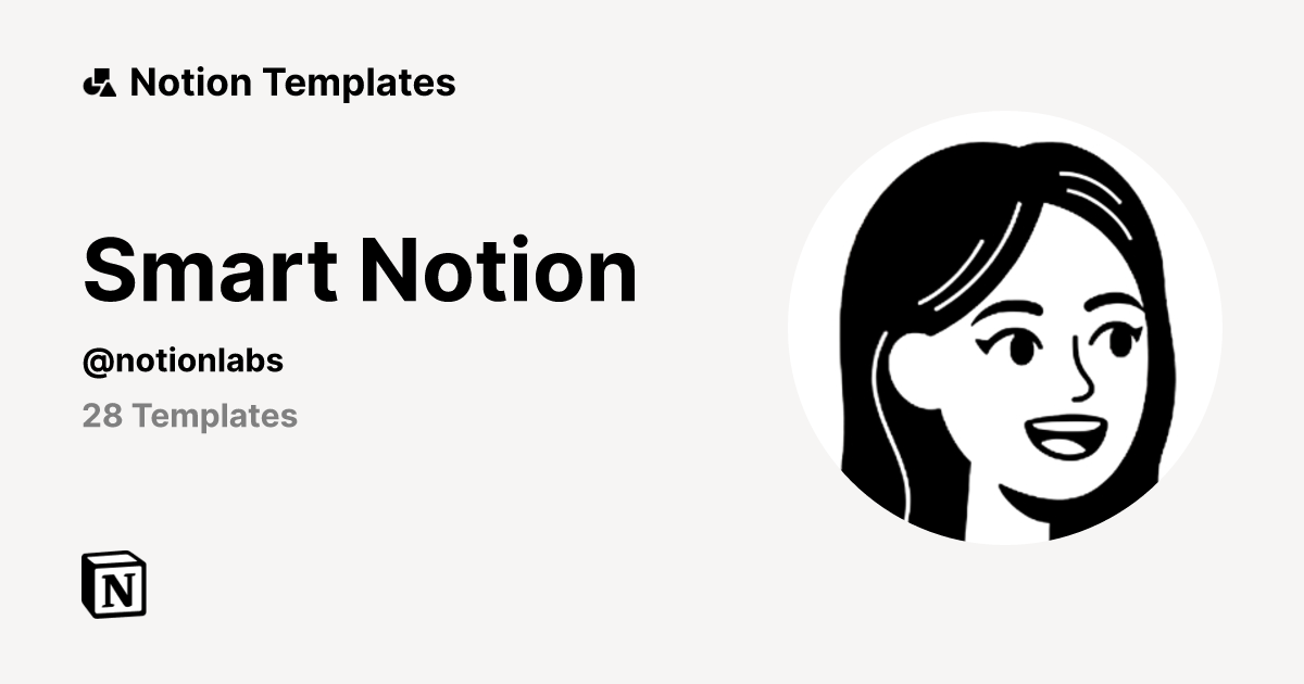 Smart Notion | Template Creator | Notion Marketplace