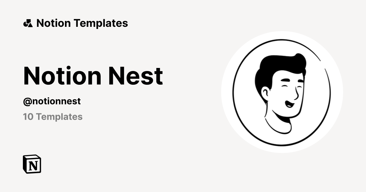 Notion Nest | Template Creator | Notion Marketplace