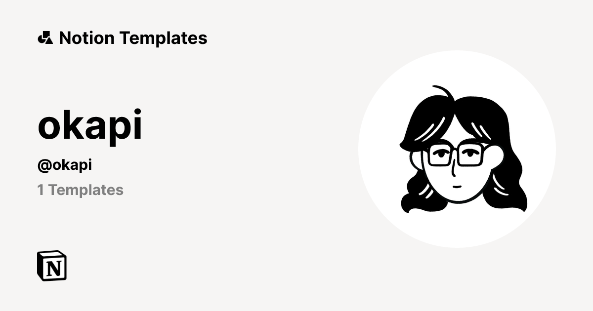 okapi | Template Creator | Notion Marketplace