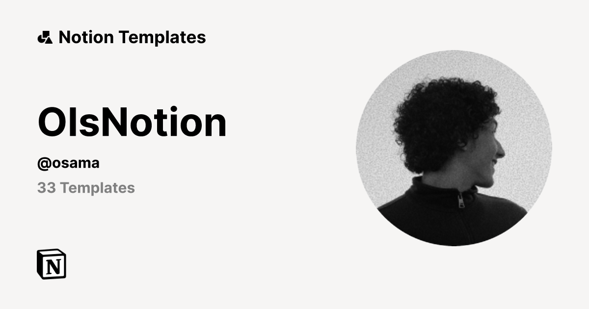 OlsNotion | Template Creator | Notion Marketplace