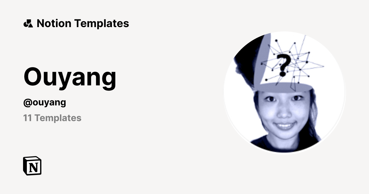 Ouyang | Template Creator | Notion Marketplace