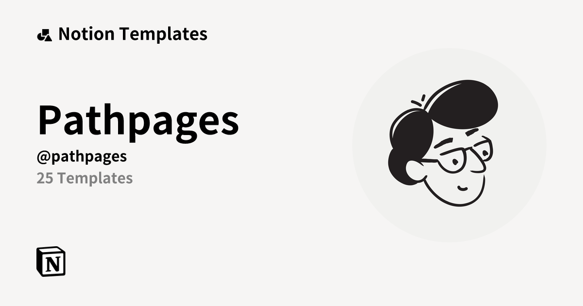 Pathpages | Template Creator | Notion Marketplace