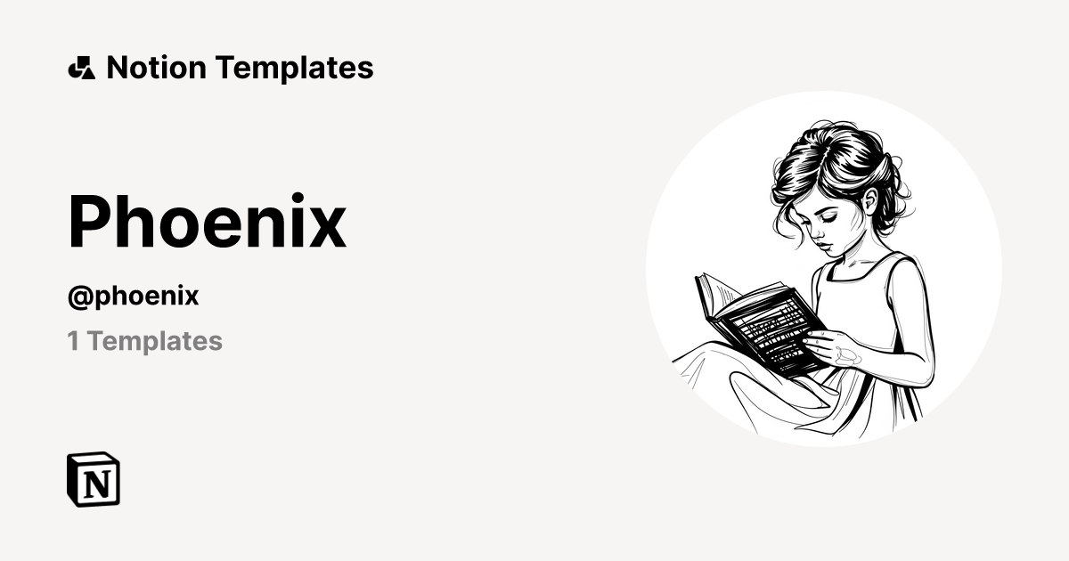 Phoenix | Template Creator | Notion Marketplace