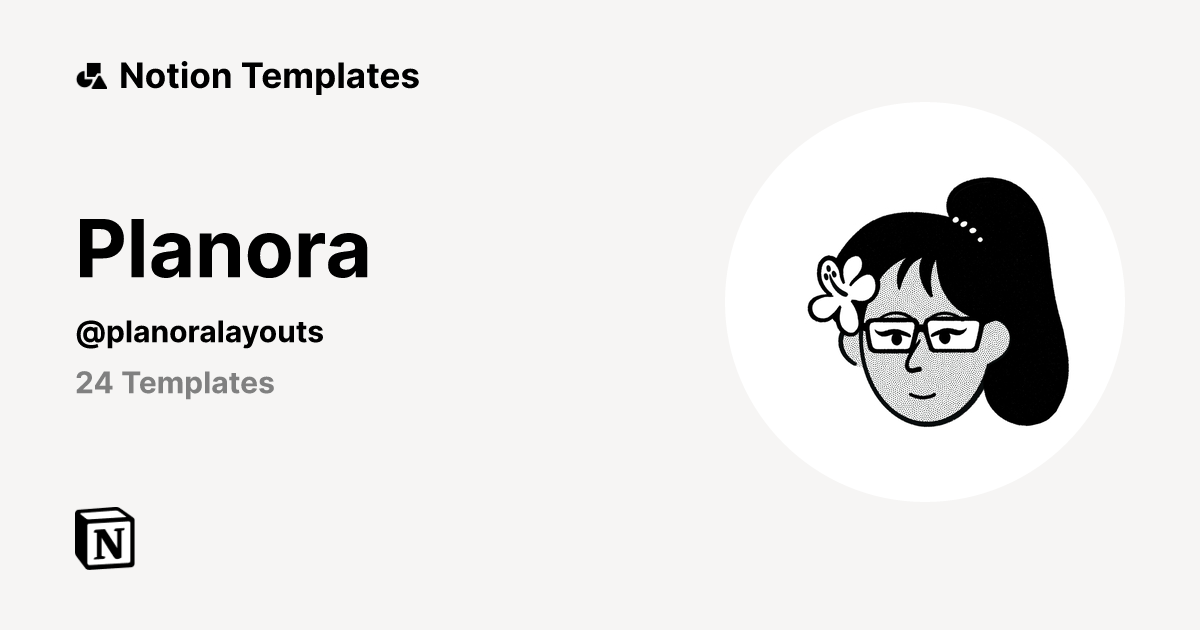 Planora | Template Creator | Notion Marketplace