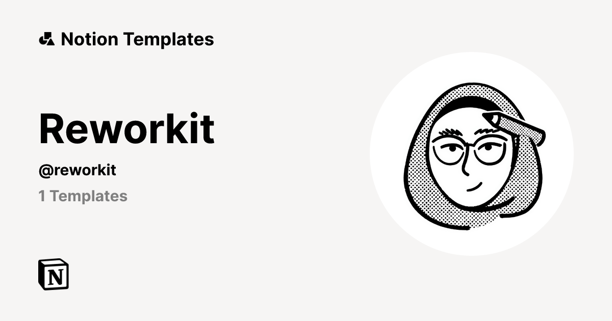 Reworkit | Template Creator | Notion Marketplace
