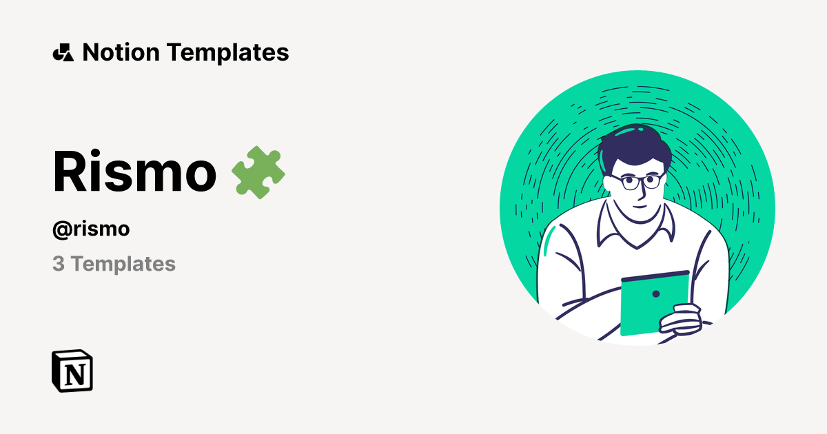 Rismo 🧩 | Template Creator | Notion Marketplace