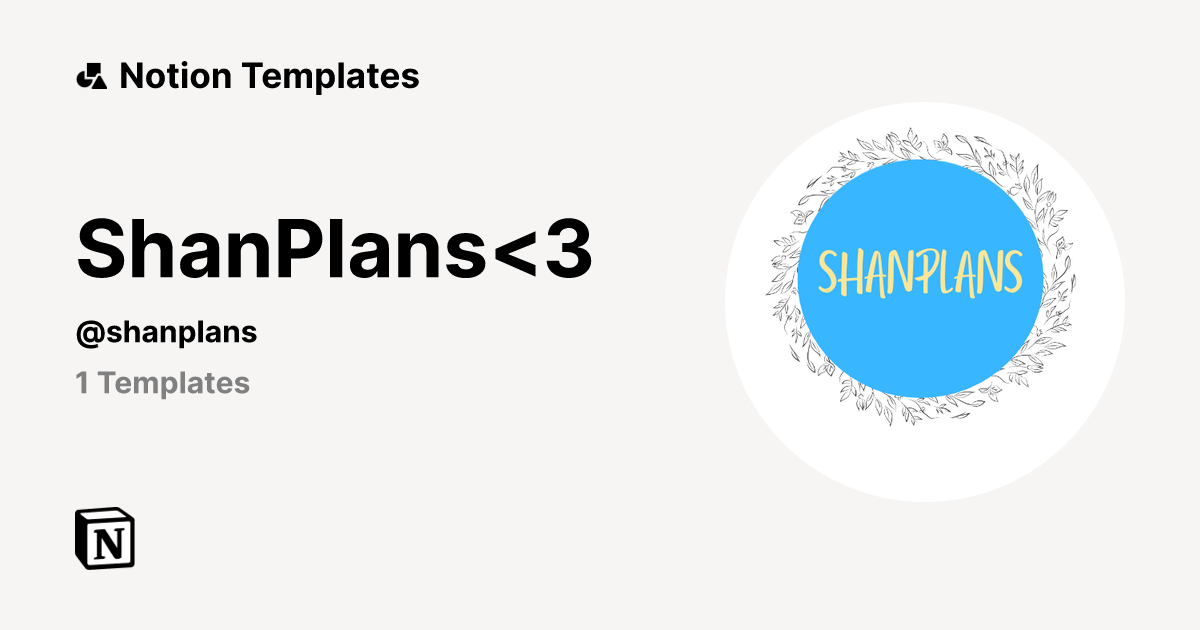 ShanPlans