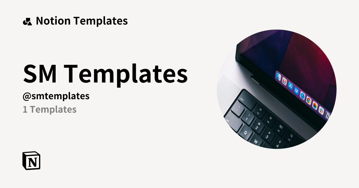 SM Templates | Template Creator | Notion Marketplace