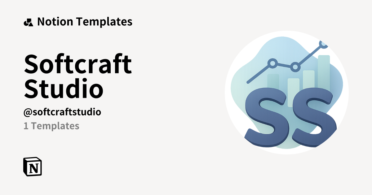 Softcraft Studio | Template Creator | Notion Marketplace