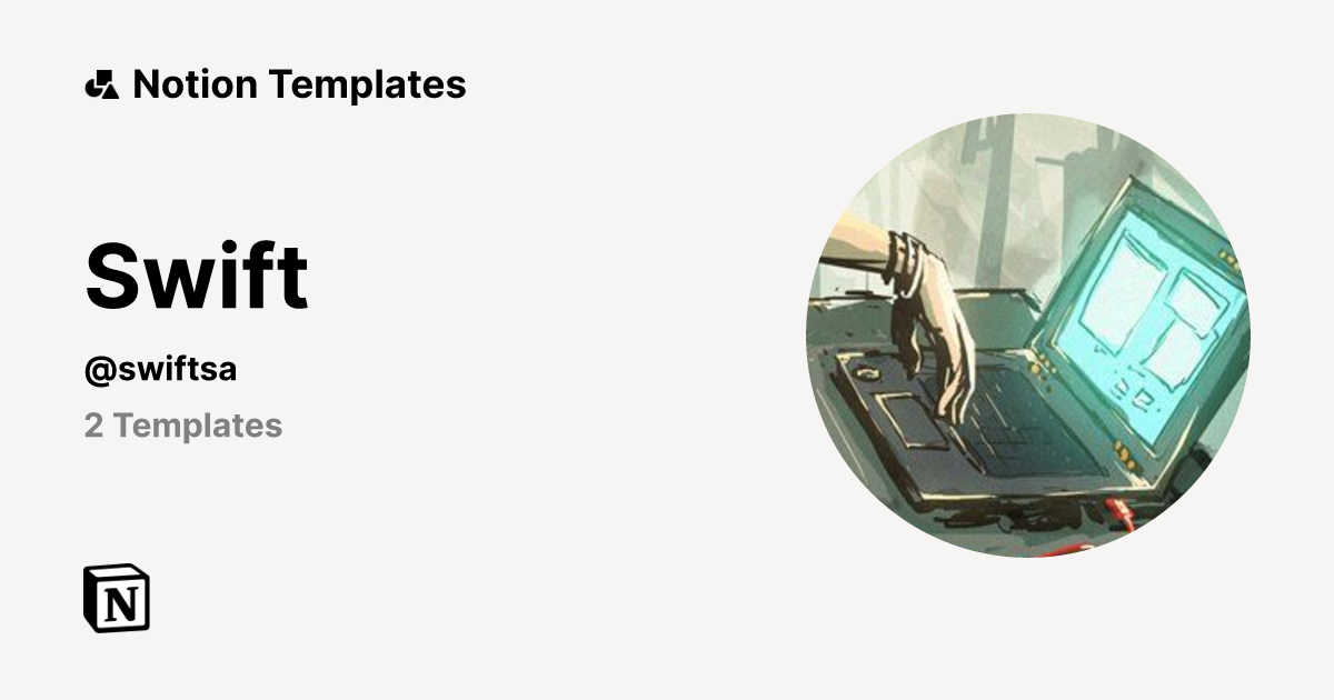 Swift | Template Creator | Notion Marketplace