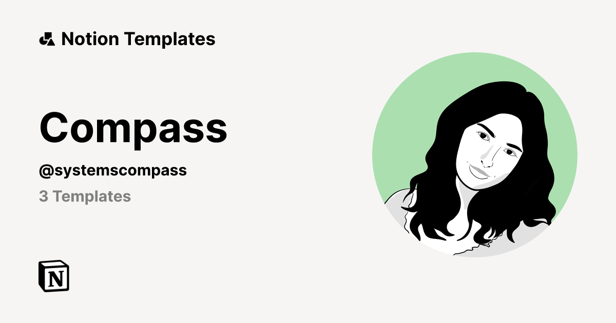 Compass | Template Creator | Notion Marketplace