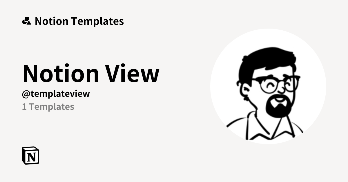 Notion View | Template Creator | Notion Marketplace