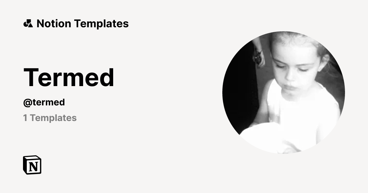 Termed | Template Creator | Notion Marketplace