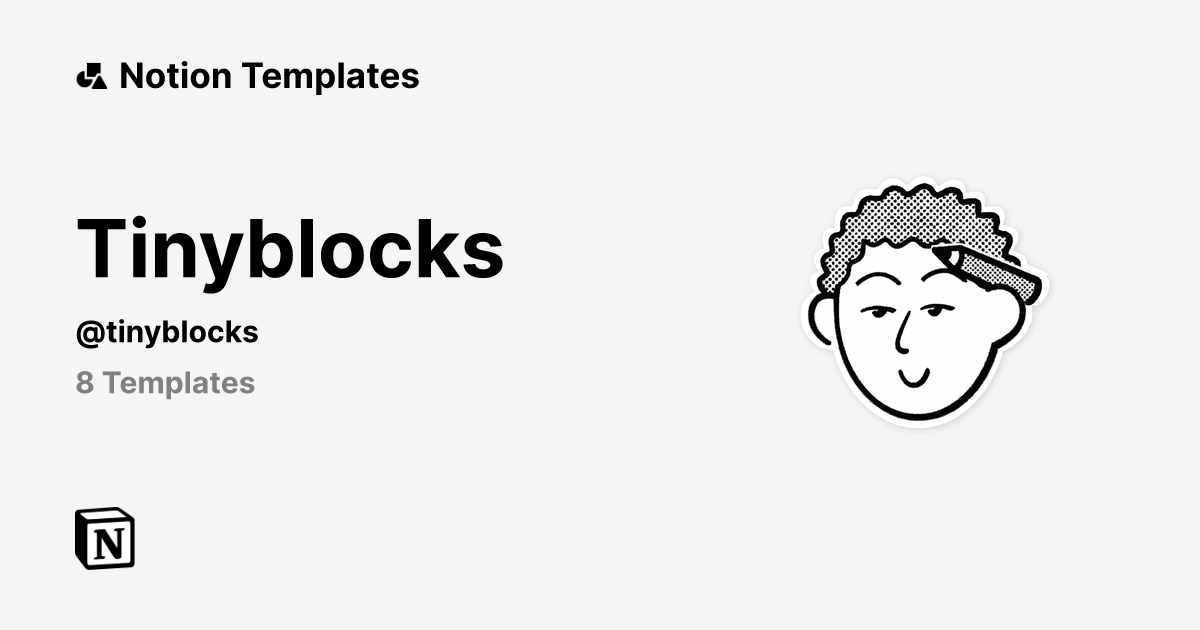Tinyblocks | Template Creator | Notion Marketplace