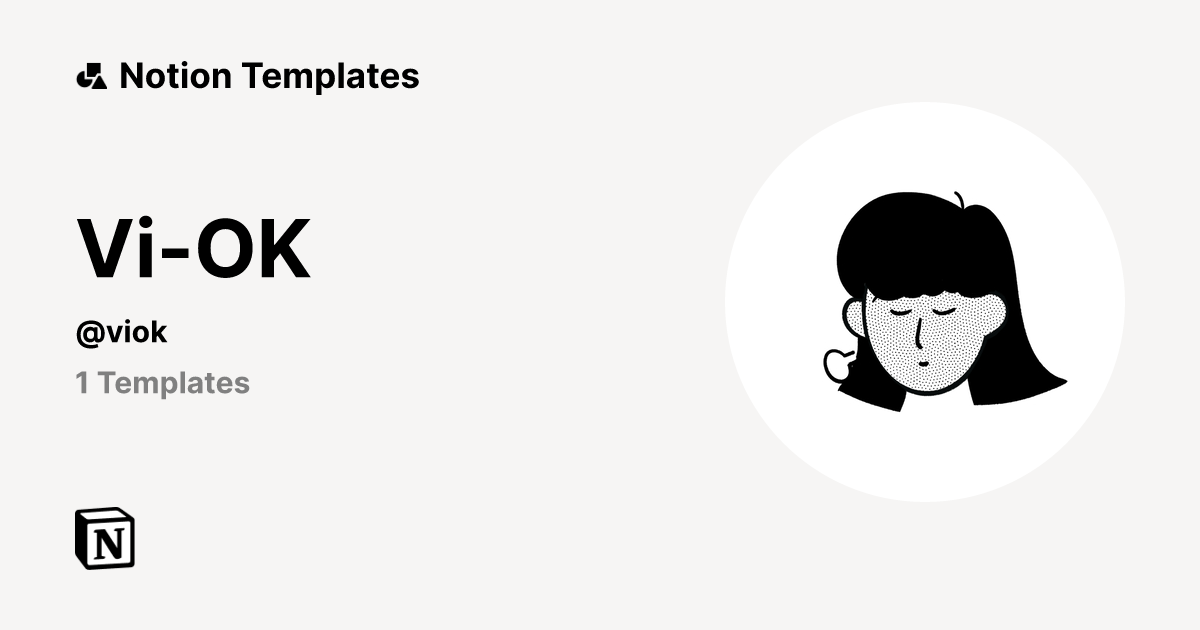 Vi-OK | Template Creator | Notion Marketplace