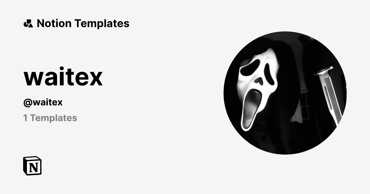 waitex | Template Creator | Notion Marketplace