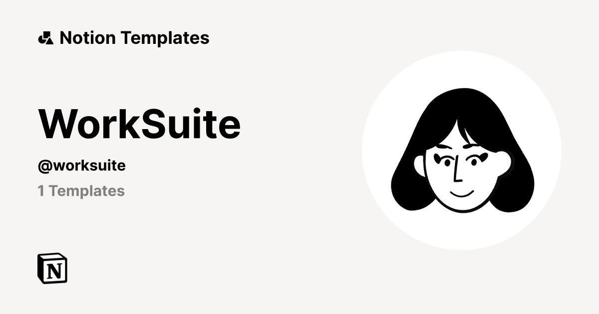 WorkSuite | Template Creator | Notion Marketplace