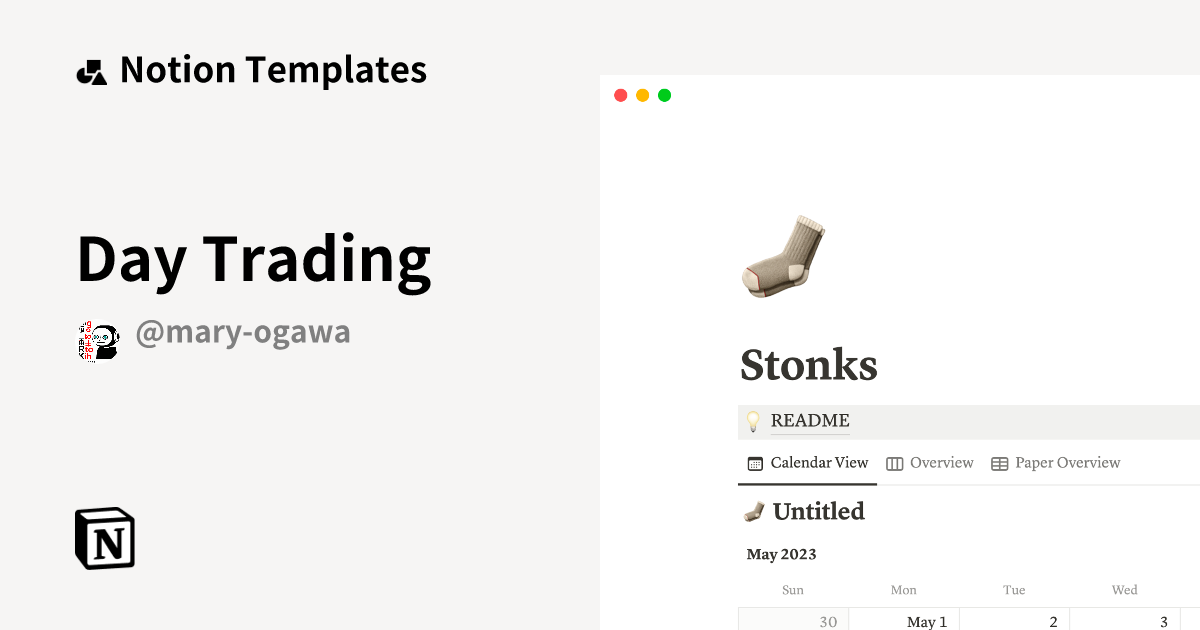 Day Trading Template | Notion Marketplace