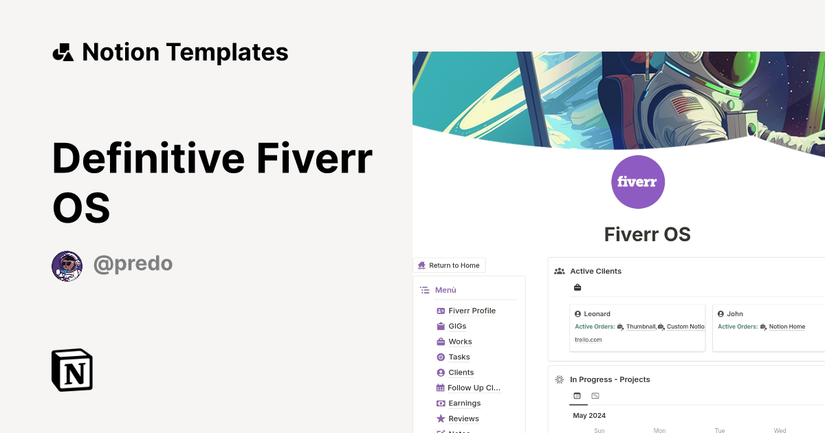 Definitive Fiverr OS Template | Notion Marketplace