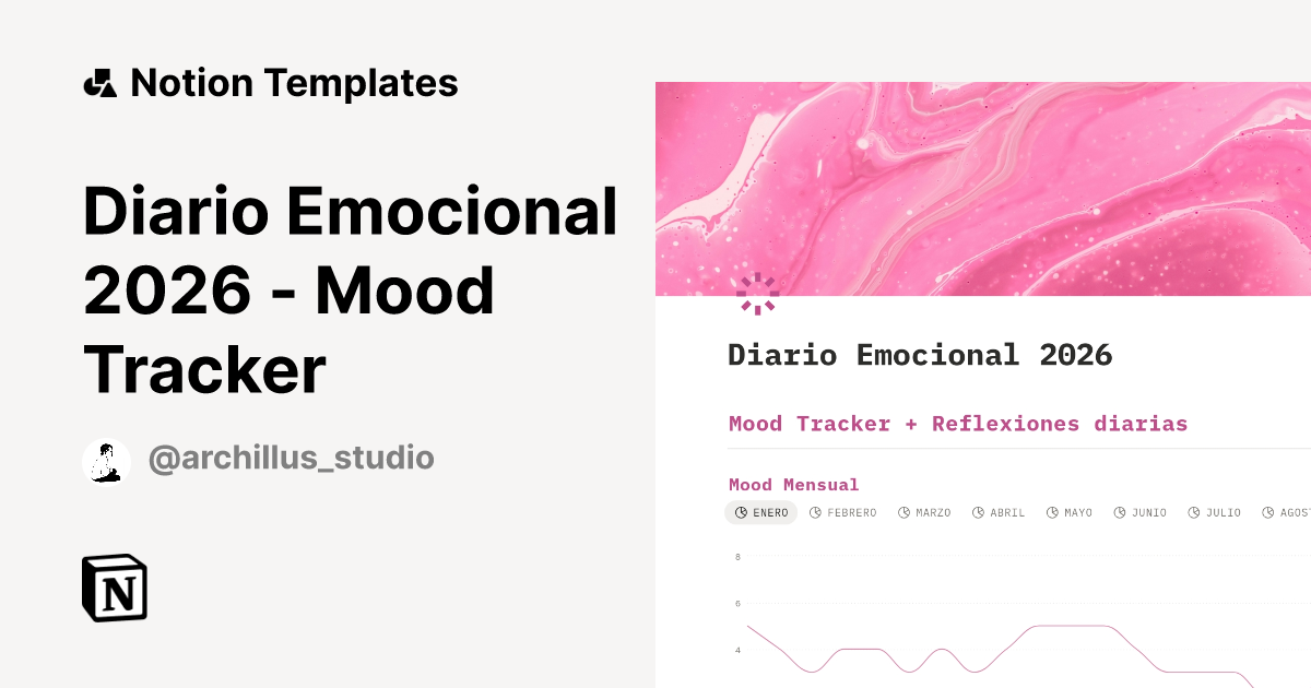 Diario Emocional 2026 - Mood Tracker Template | Notion Marketplace
